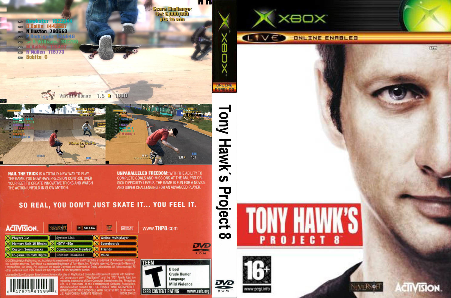 Game Zone: TONY HAWK`S PROJECT 8